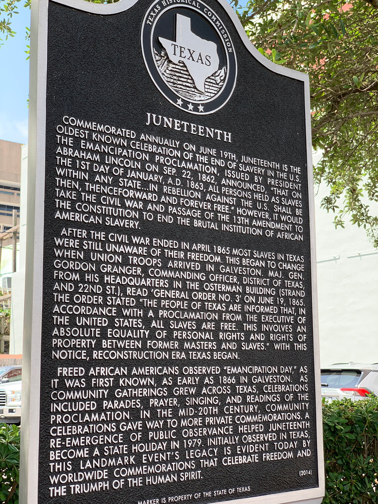 Juneteenth and General Orders, No. 3 - Galveston Historical Foundation
