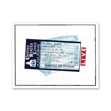 Josh Rouse Concert Poster **Autographed** - Galveston Historical Foundation