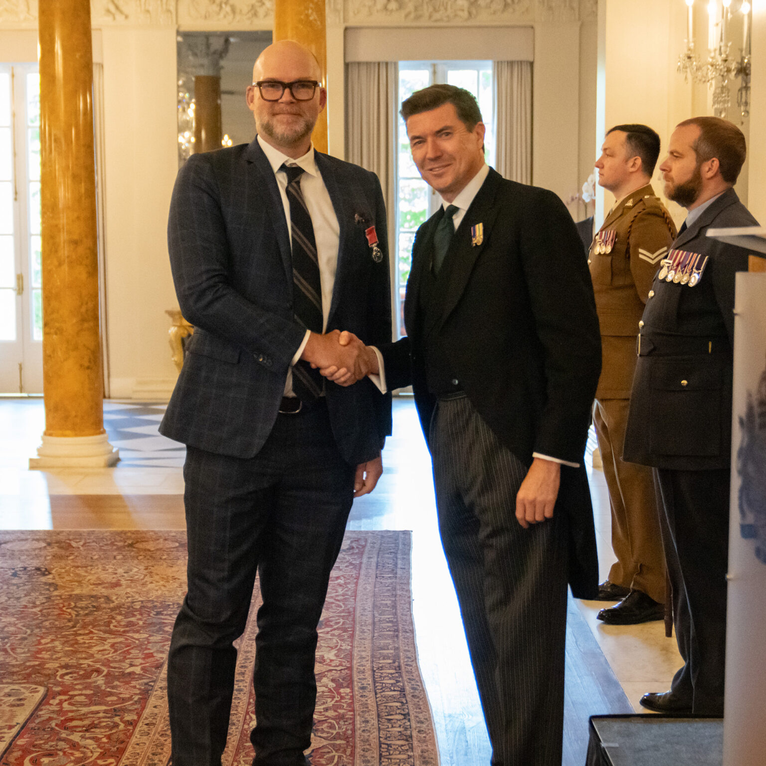 GHF's Will Wright Awarded British Empire Medal - Galveston Historical Foundation